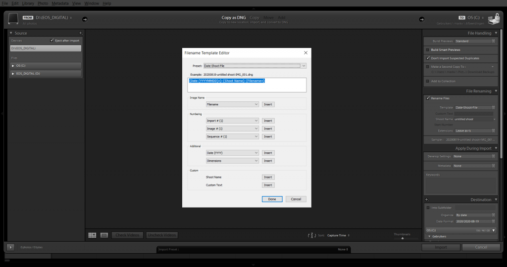 My Lightroom (classic) workflow and edit process (WIP) - Mark Vletter